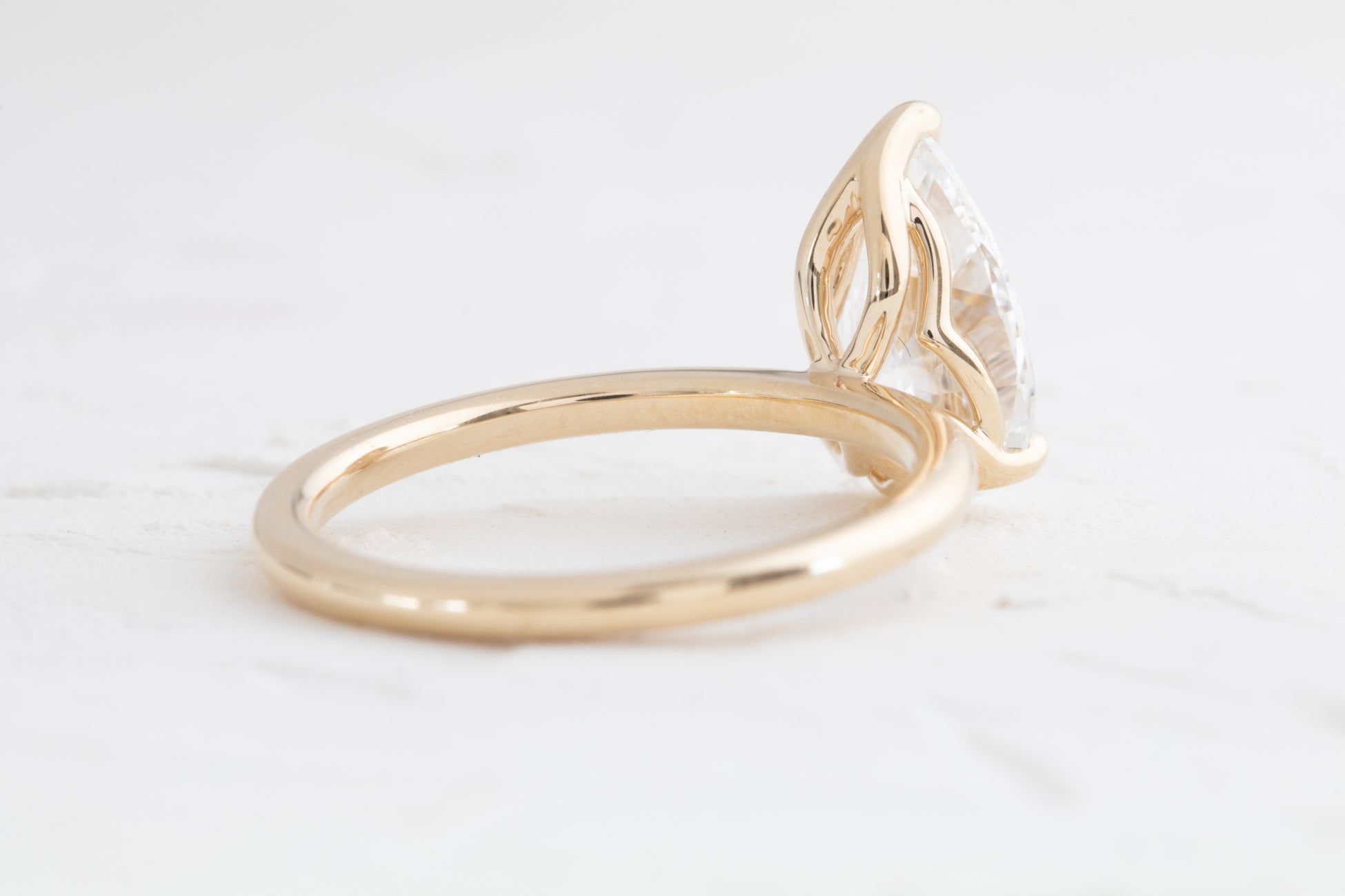 Lucia Engagement Ring | Pear | Heart Tulip Prongs | Forever – Everelle
