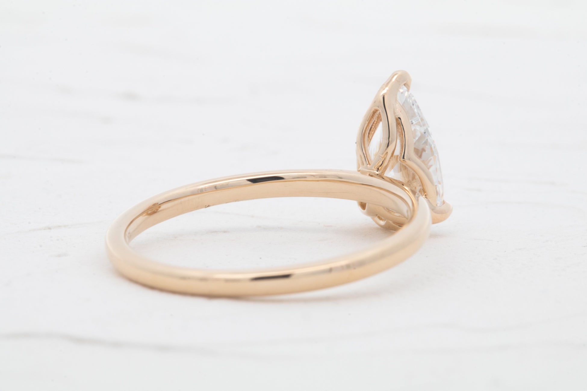 Lucia Engagement Ring | Pear | Heart Tulip Prongs | Forever – Everelle