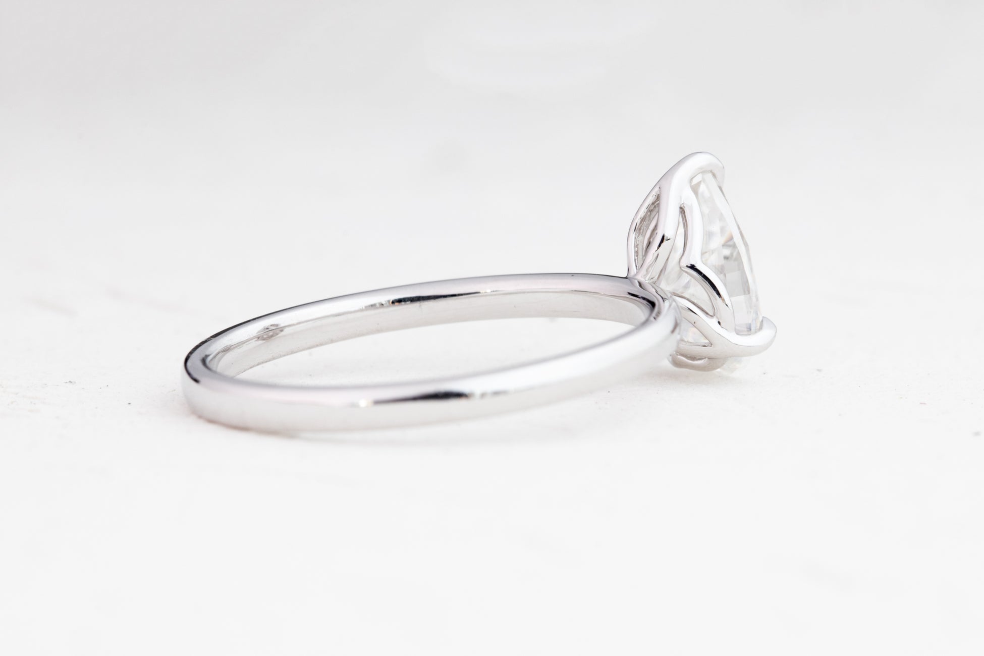 Lucia Engagement Ring | Pear | Heart Tulip Prongs | Forever – Everelle